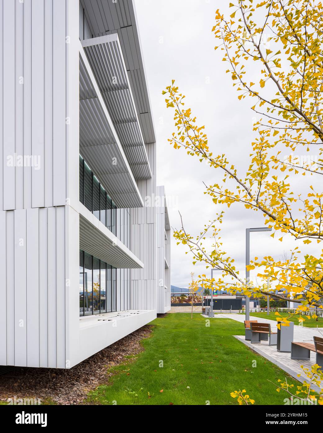 This image showcases the modern architecture of a hospital building The ...