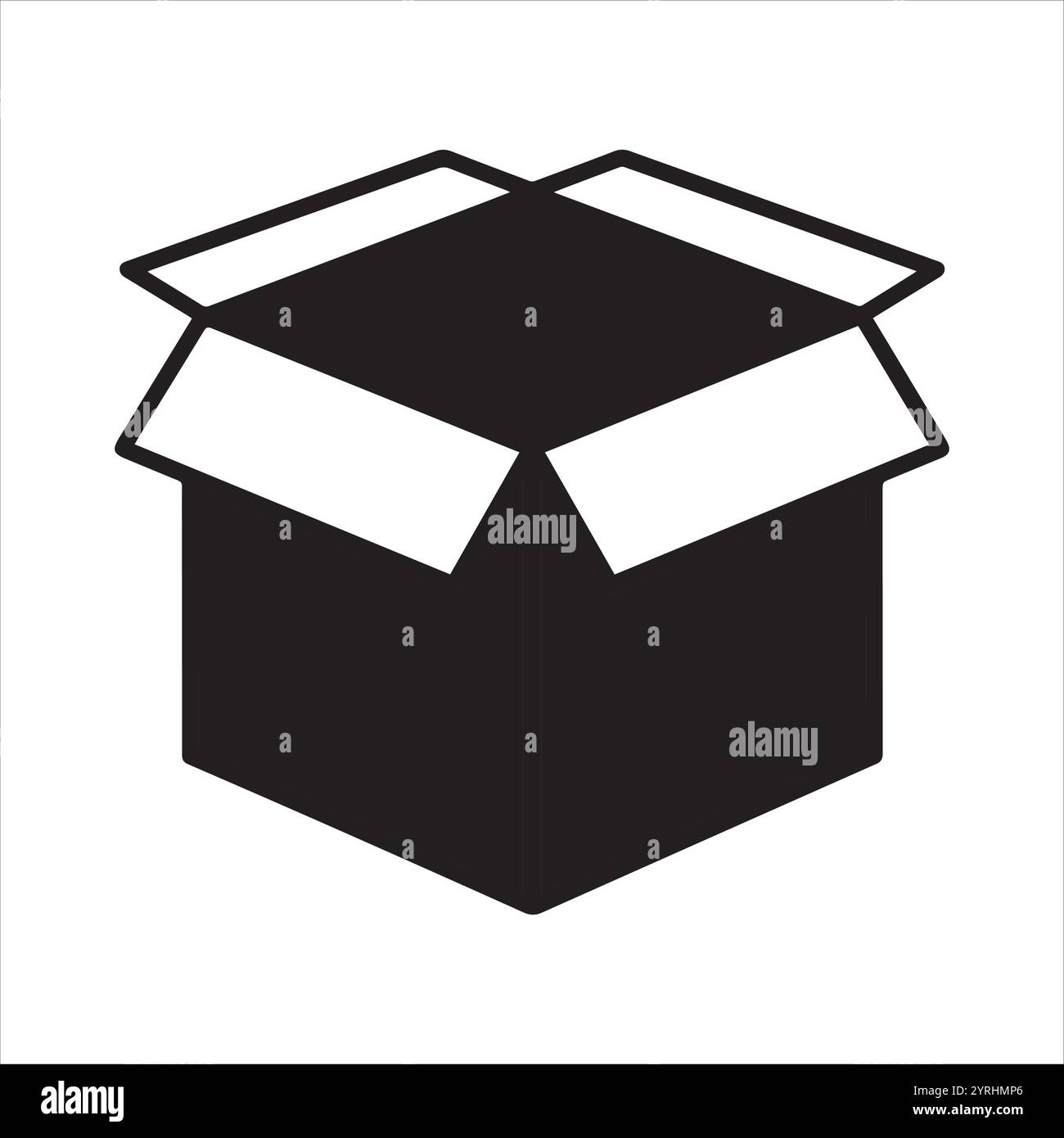 various kind of boxes silhouette vector editable file Stock Vector ...