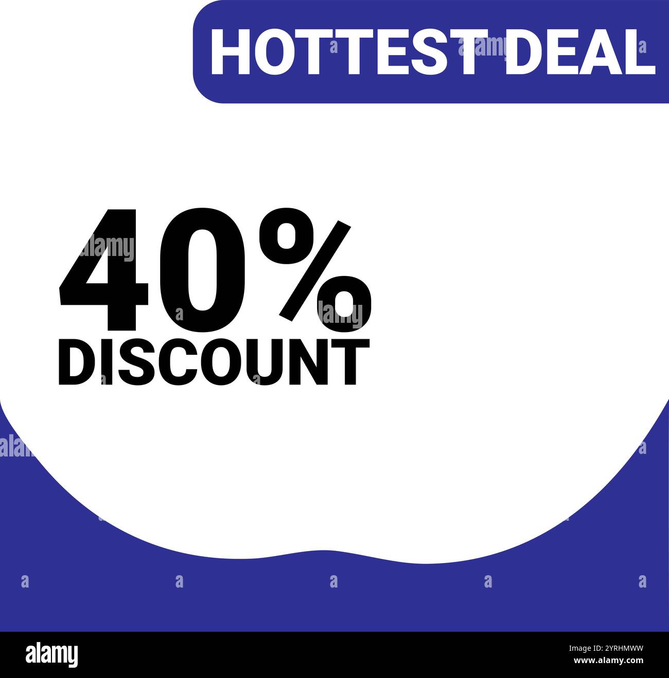 40 percentage discount Stock Vector Images - Alamy