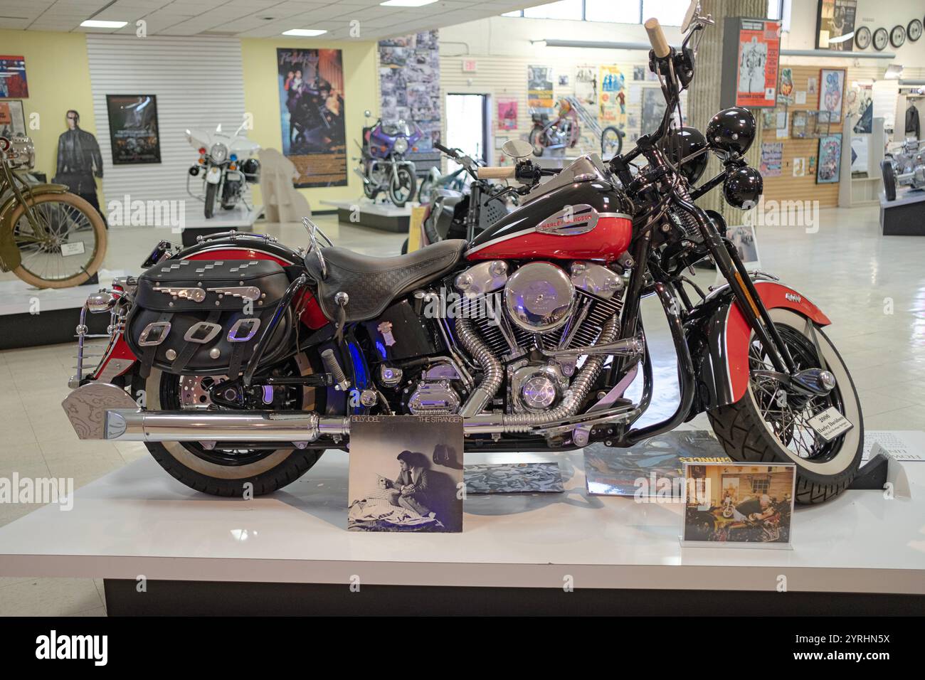 A Billy Joel designed & built 2006 Harley Davidson Heritage Springer in ...