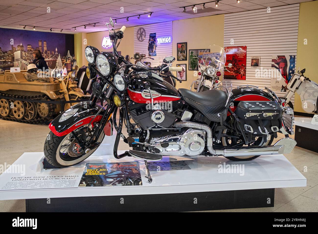 A Billy Joel designed & built 2006 Harley Davidson Heritage Springer in ...