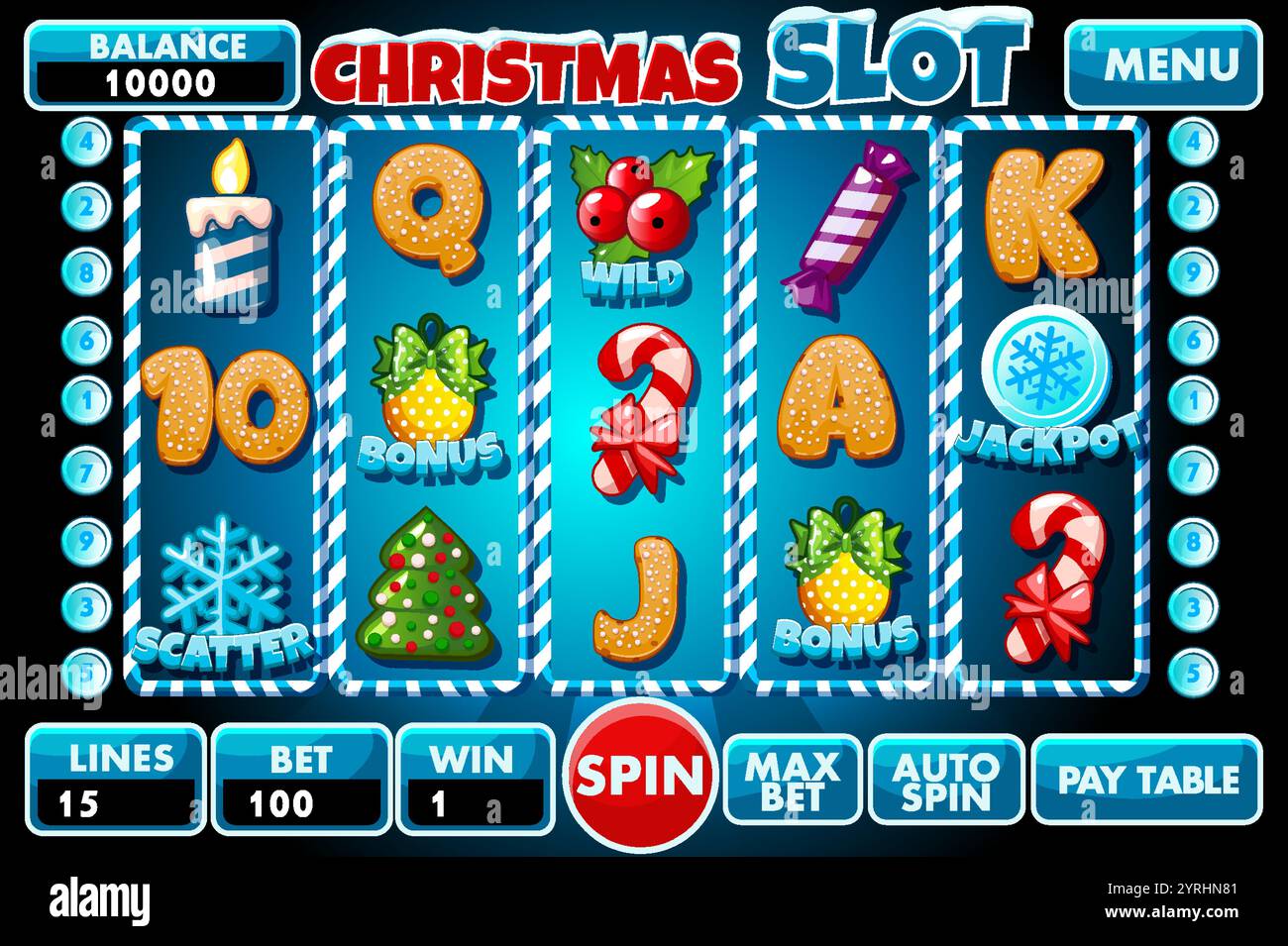 Lobby christmas tree Stock Vector Images - Alamy