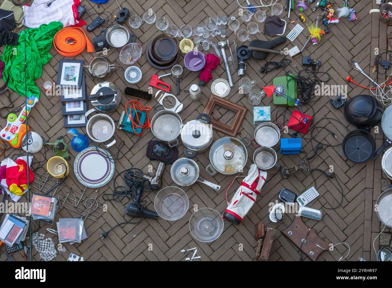 Market top view hi-res stock photography and images - Alamy