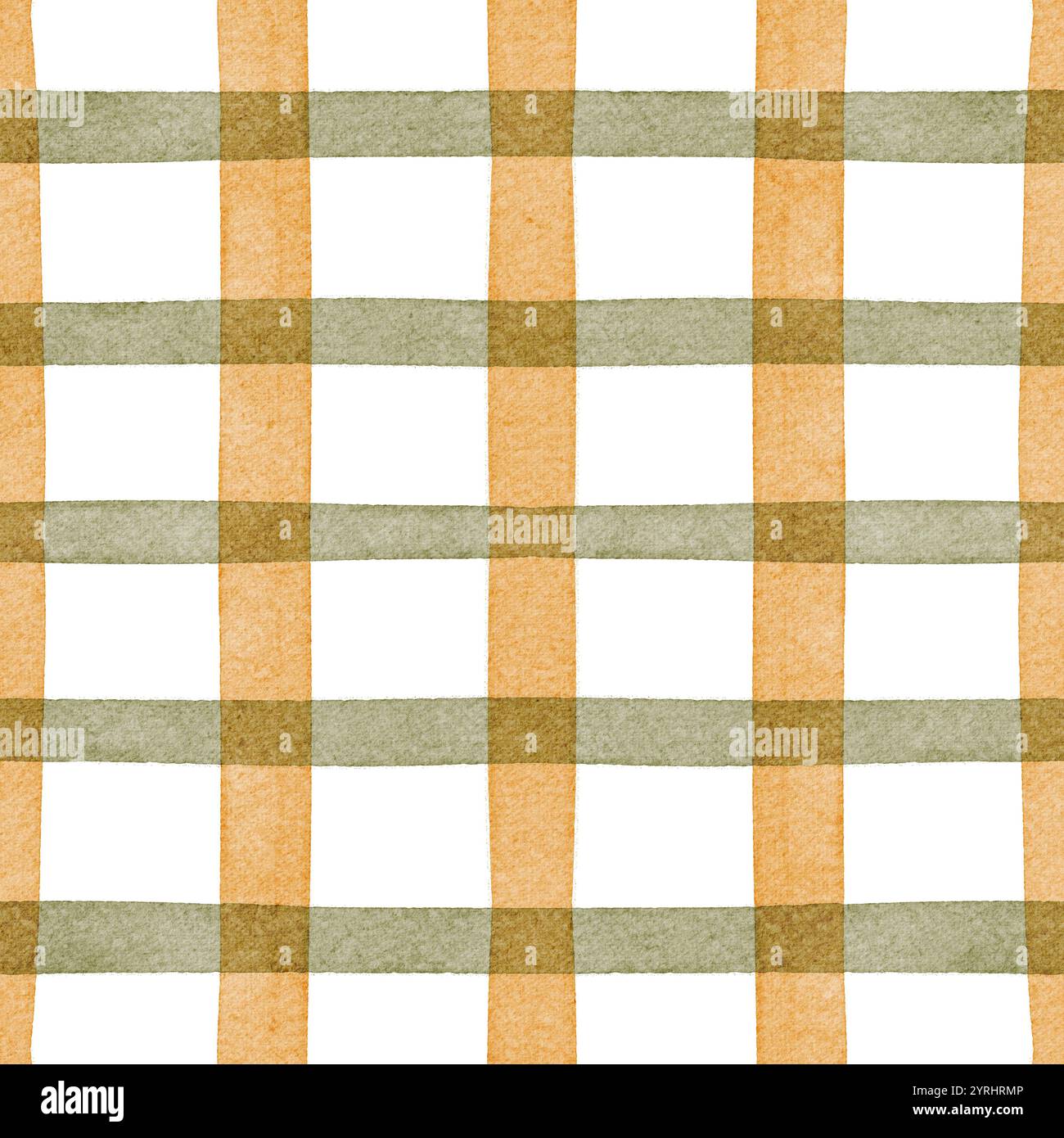 Watercolor seamless plaid and grid pattern illustration Stock Photo - Alamy