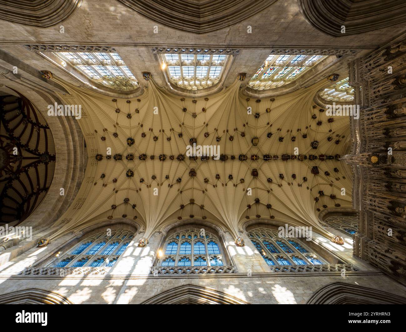 Late Perpendicular Gothic Vault of the Presbytery, Decorated Ceiling ...