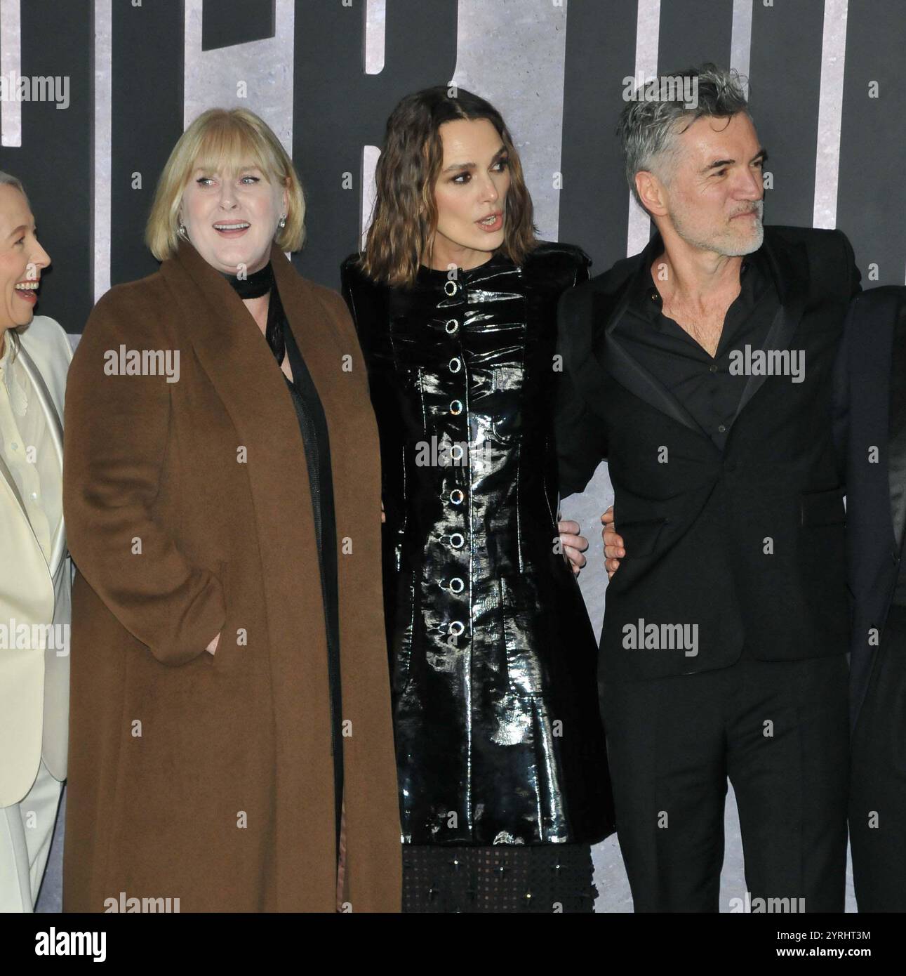 London, UK. 03rd Dec, 2024. Sarah Lancashire, Keira Knightley and Alex ...
