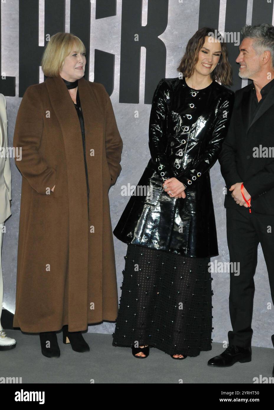 London, UK. 03rd Dec, 2024. Sarah Lancashire, Keira Knightley and Alex ...