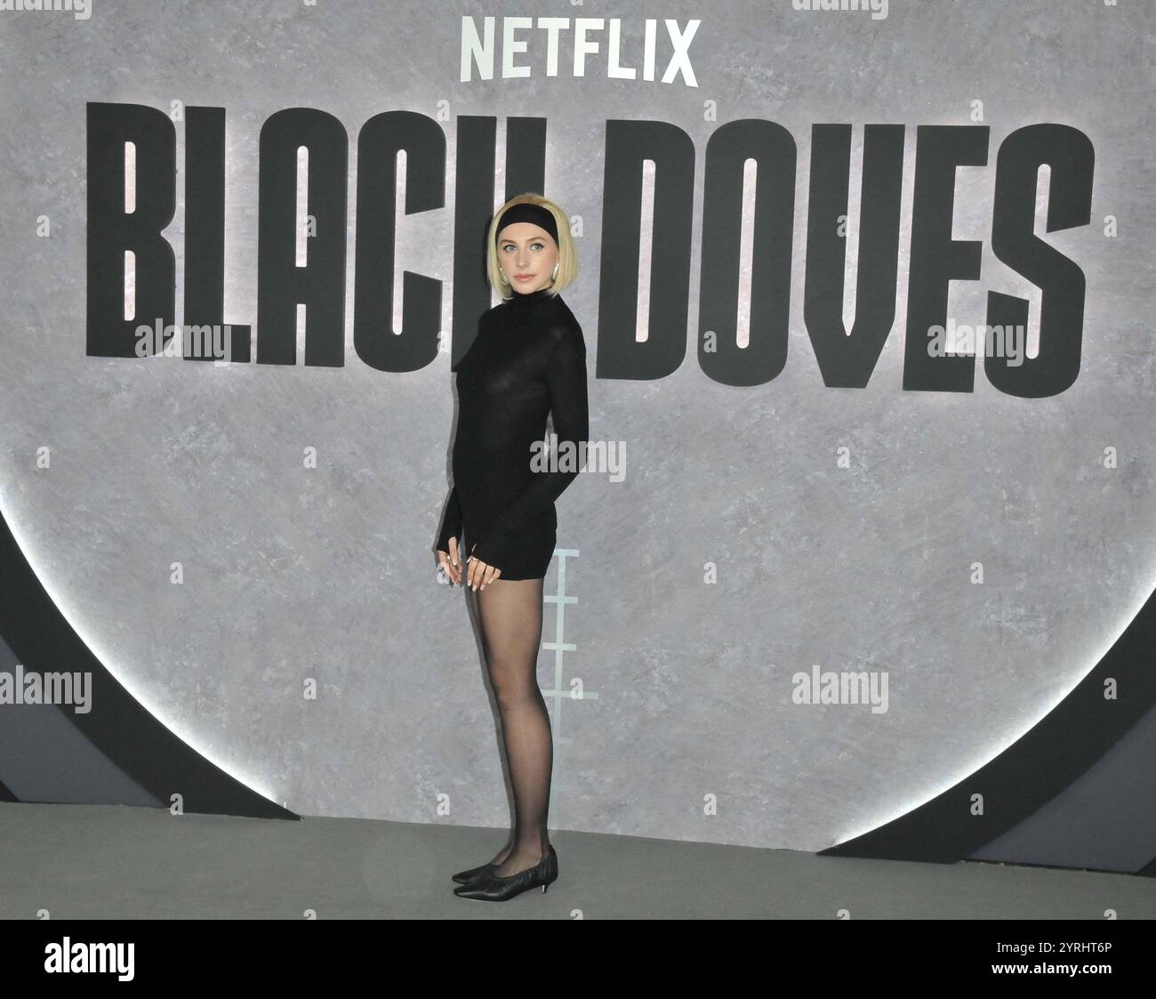 London, UK. 03rd Dec, 2024. Ella Lily Hyland at the "Black Doves ...