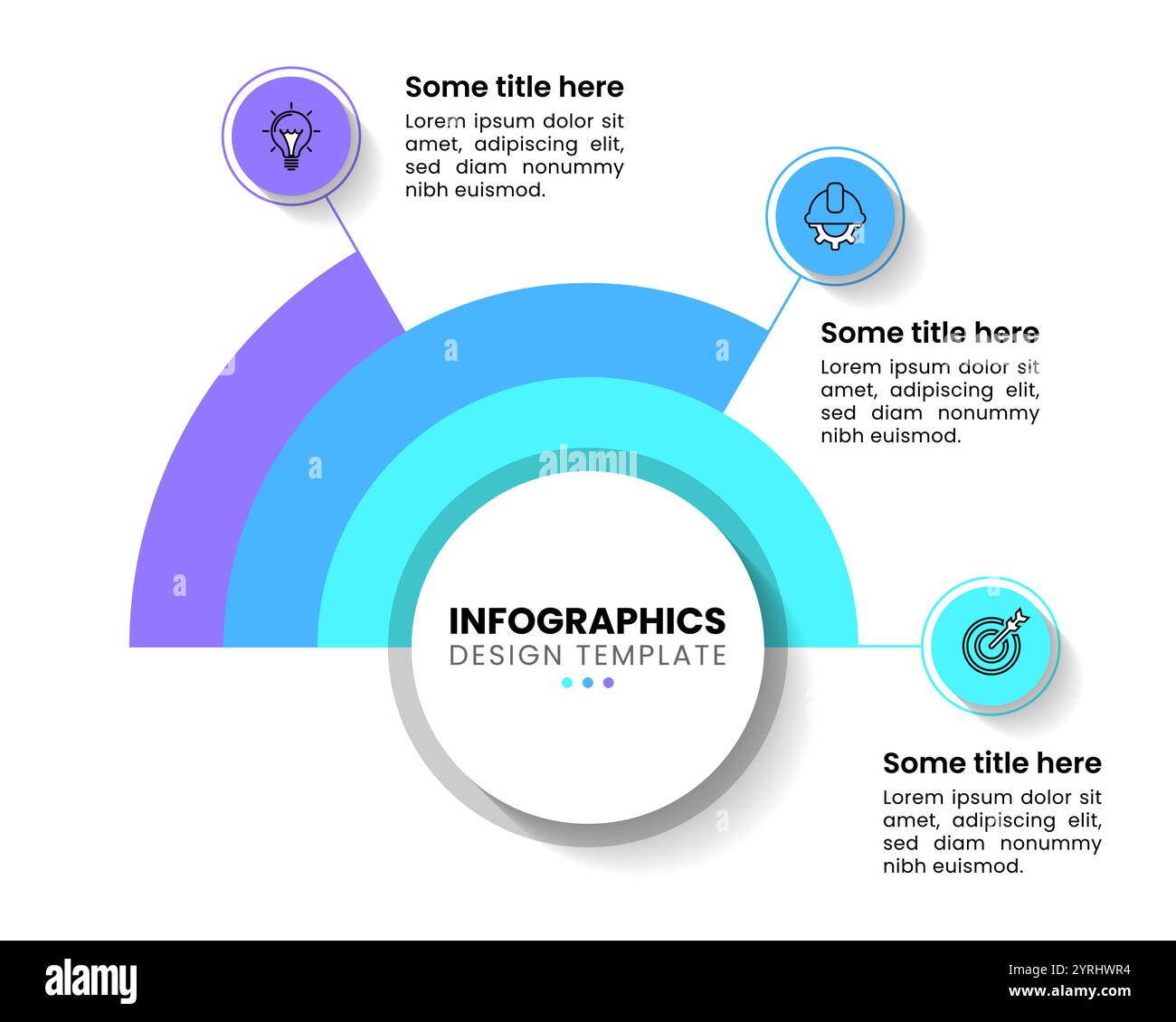 Semi circle cut Stock Vector Images - Alamy
