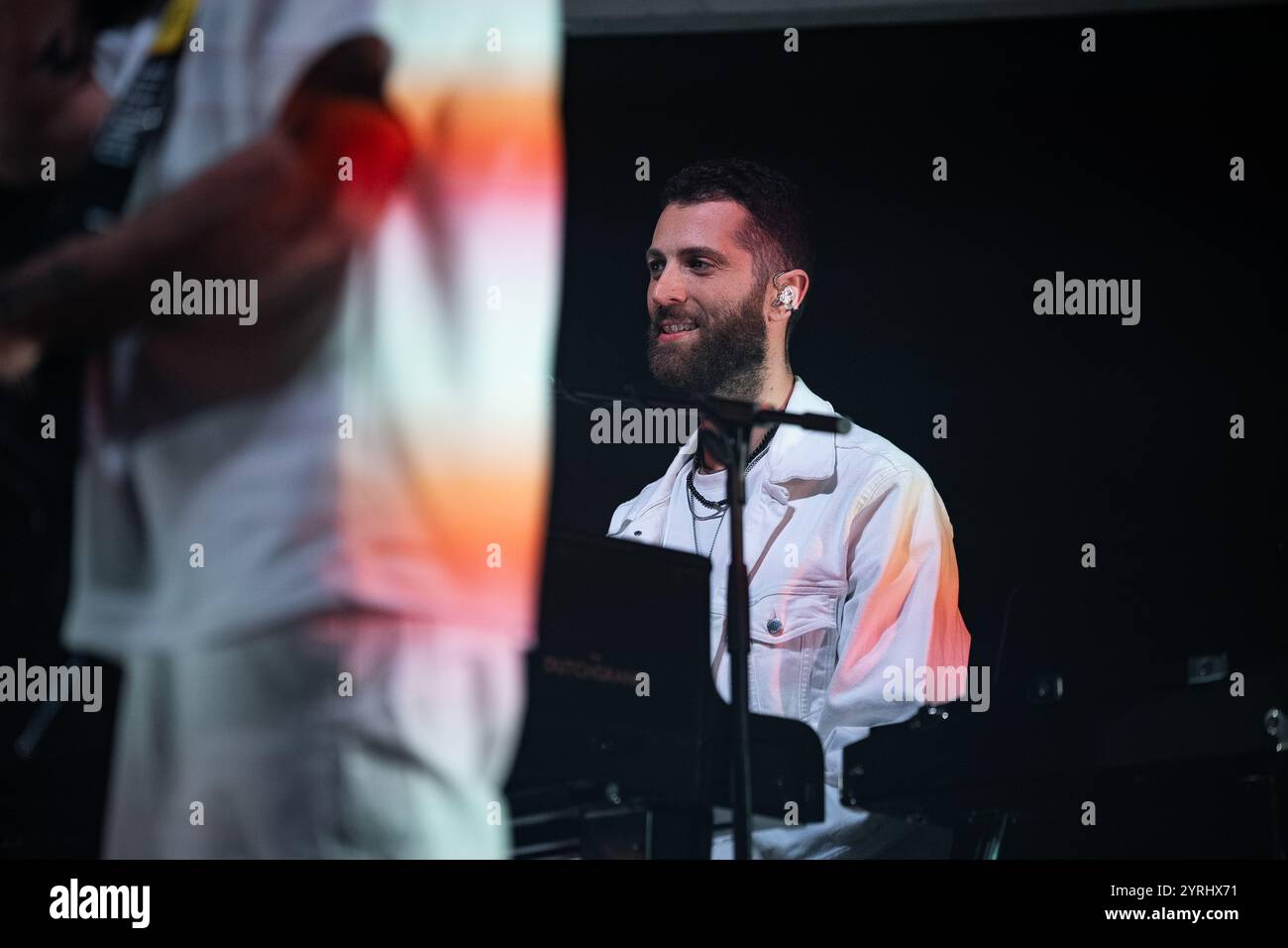 Naples, Italy. 03rd Dec, 2024. Marco Guazzone performs live on stage at Augusteo Theatre. (Photo ...