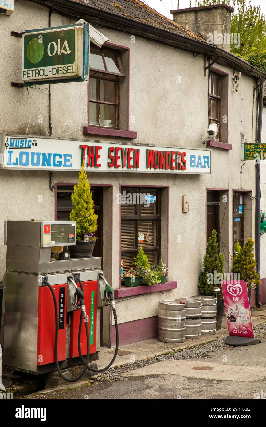 Ireland, County Westmeath, Fore, Seven Wonders Bar and Petrol Station ...