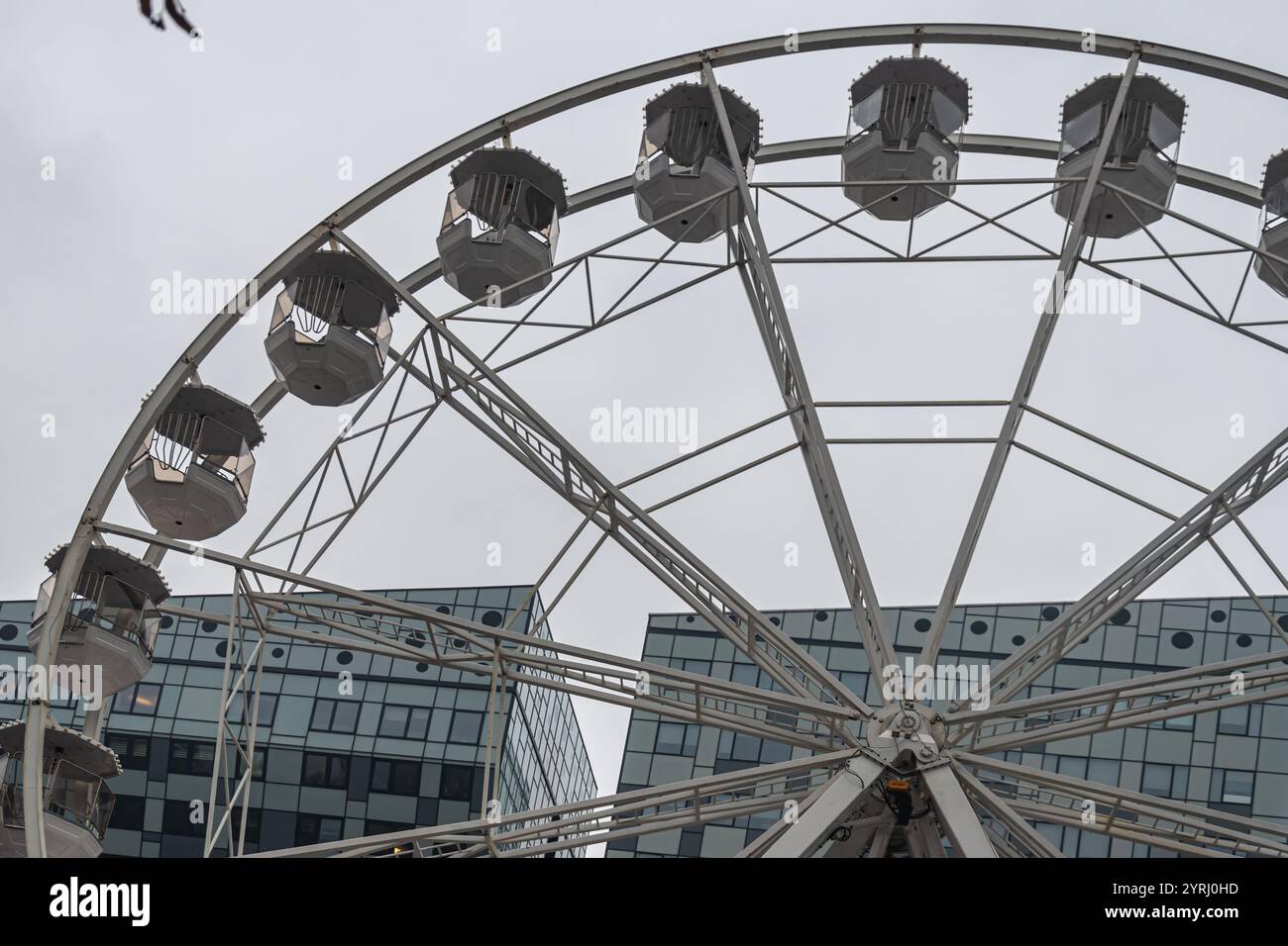 The panoramic wheel was installed this week in Sarajevo Stock Photo - Alamy