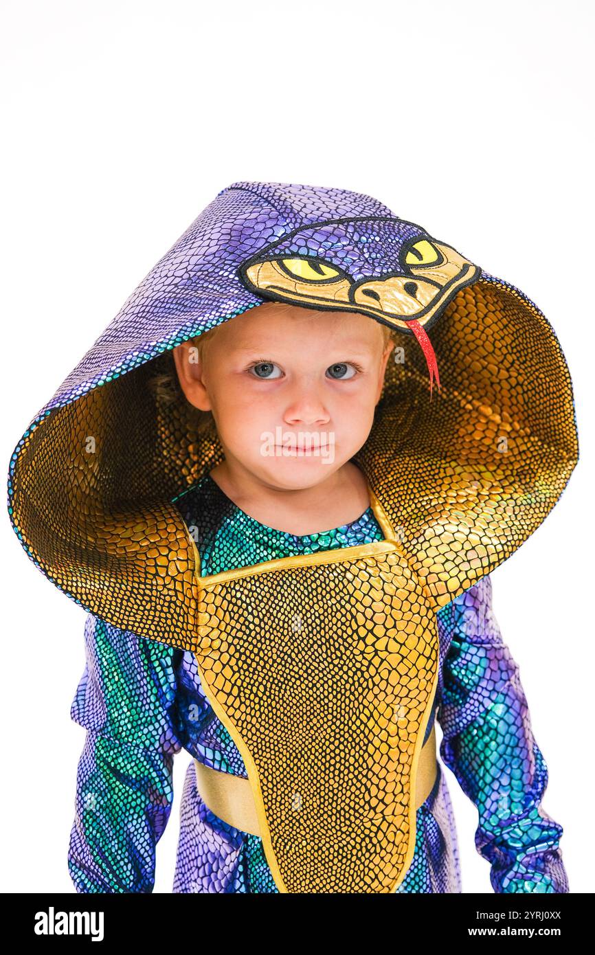 Child in a snake costume in an egg Stock Photo - Alamy