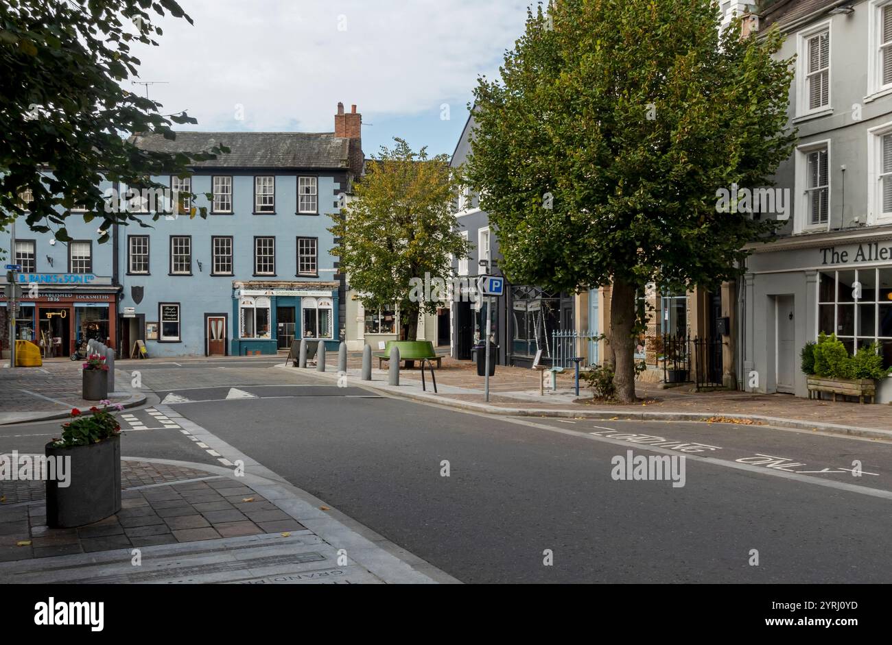 Market Place Cockermouth town centre Cumbria England UK United Kingdom ...
