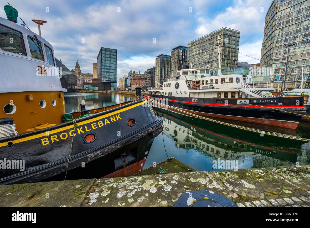 The Daffodil ferry formerly the Royal Daffodil in Canning dock at ...