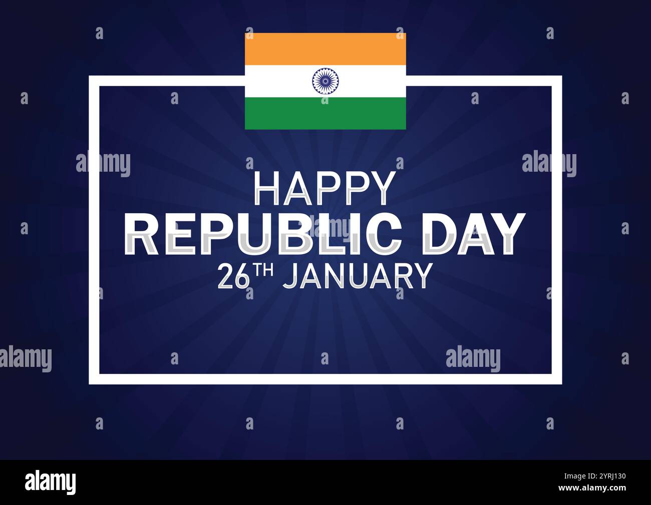 Happy Republic Day wallpaper with shapes and typography, banner, card ...