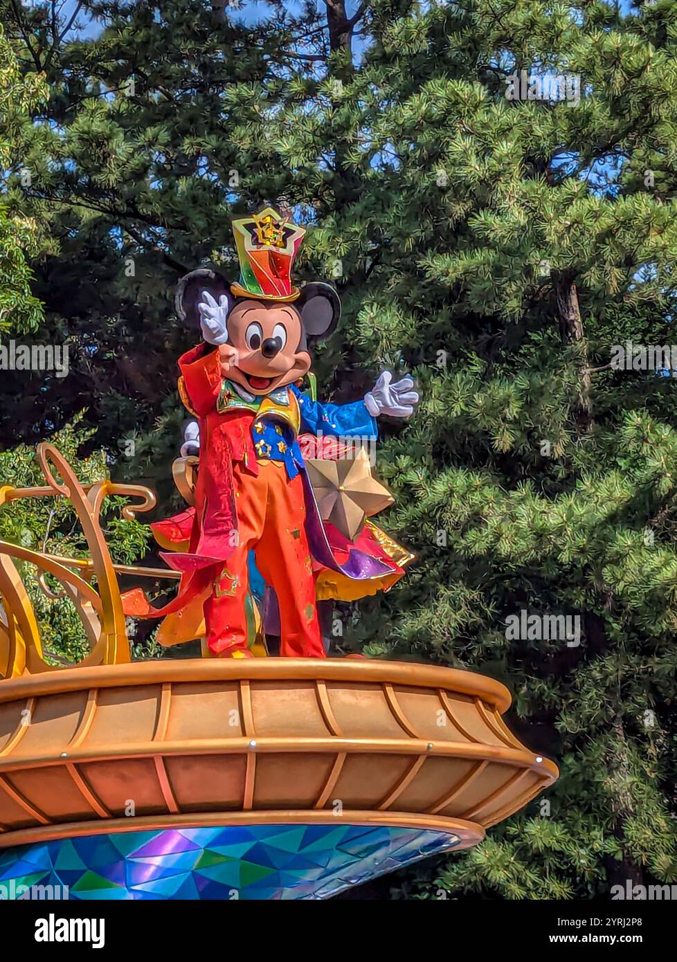 Tokyo, Japan. 30 October 2024. Mickey Mouse in the parade at Tokyo ...