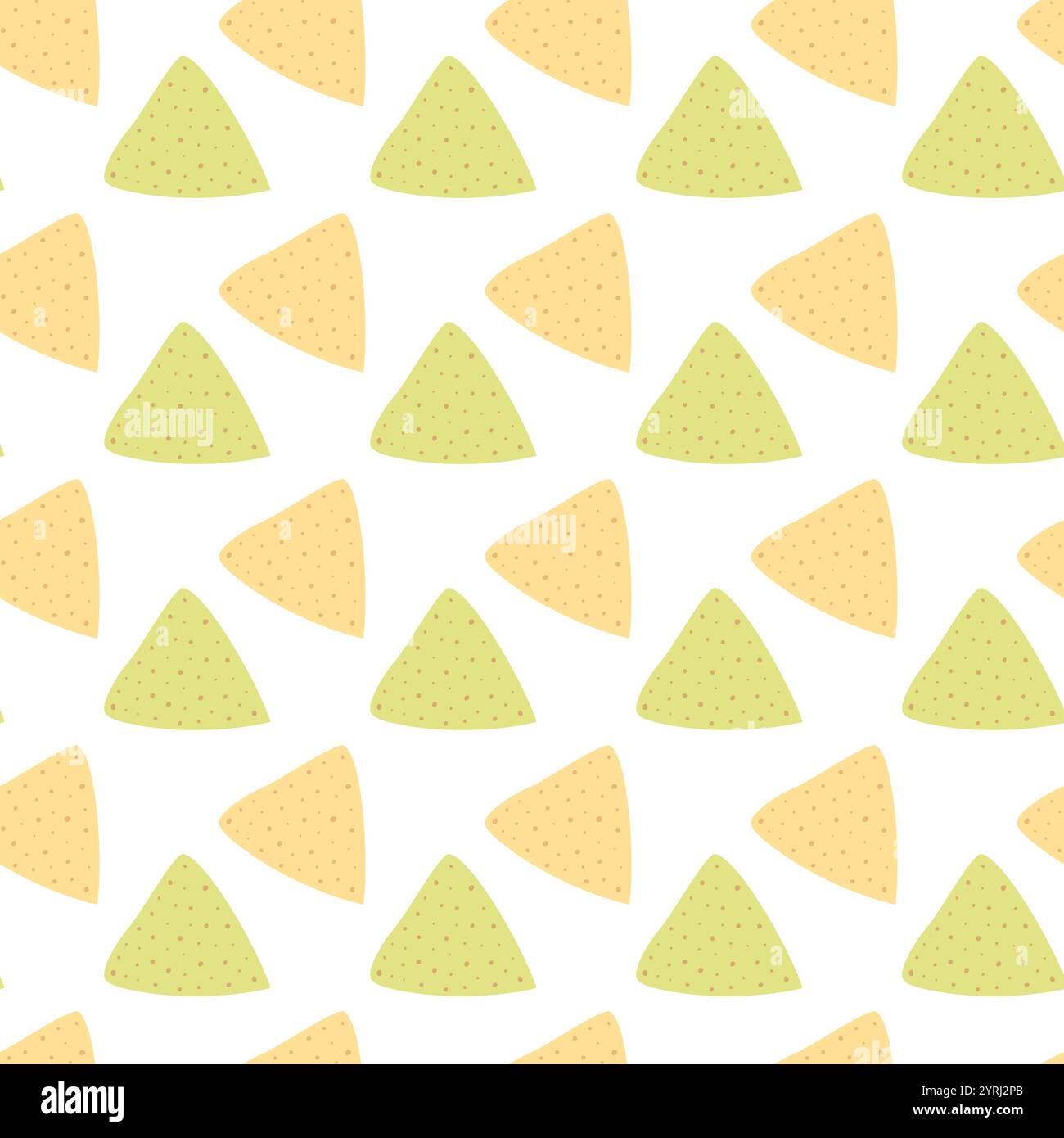 Spinach and Corn Nachos Tortilla chips Seamless pattern. Nachos Day ...