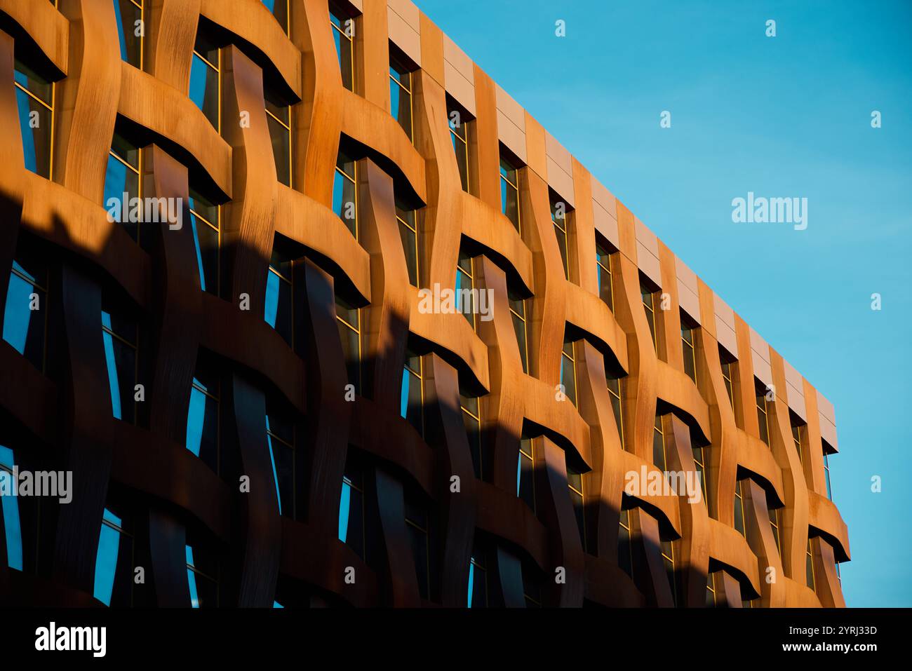 A Captivating Architectural CloseUp Highlighting the Modern Buildings ...