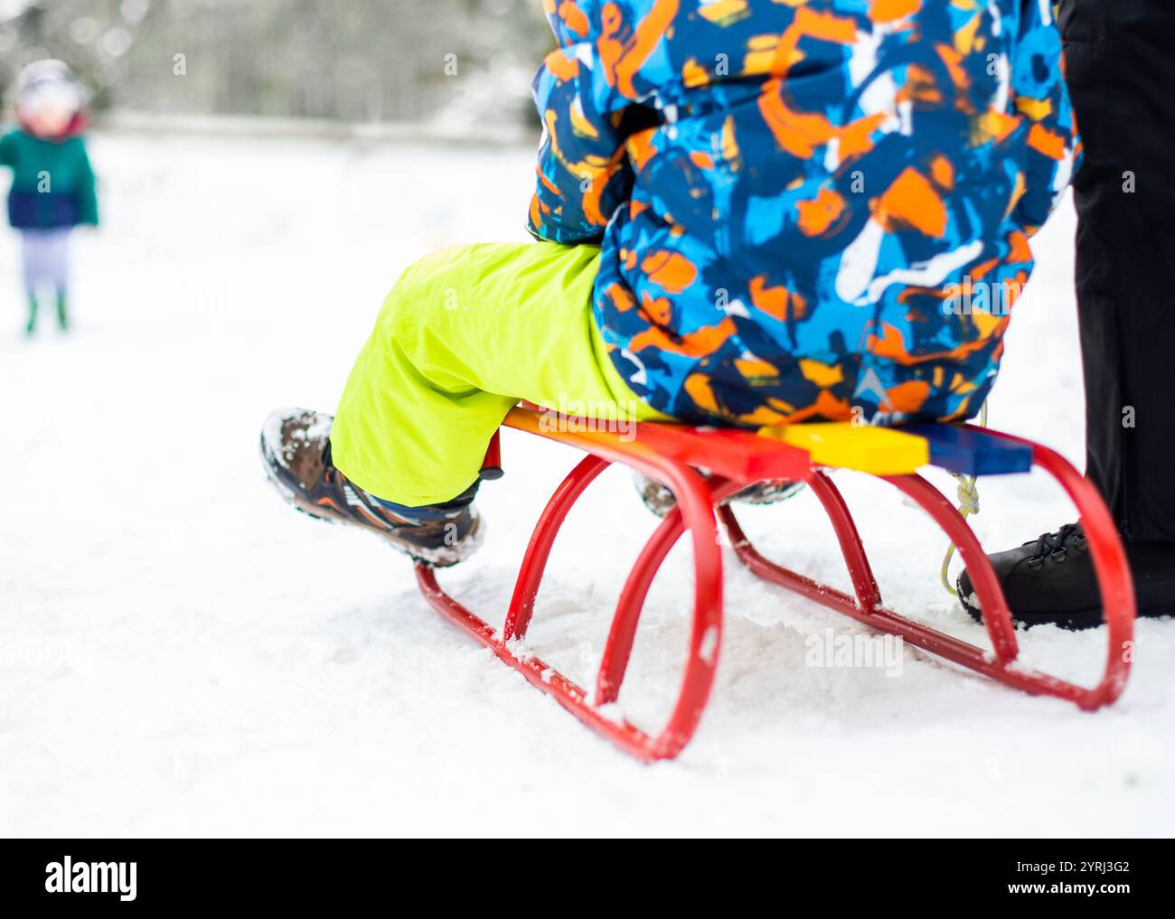 Winter activity fun child hi-res stock photography and images - Alamy