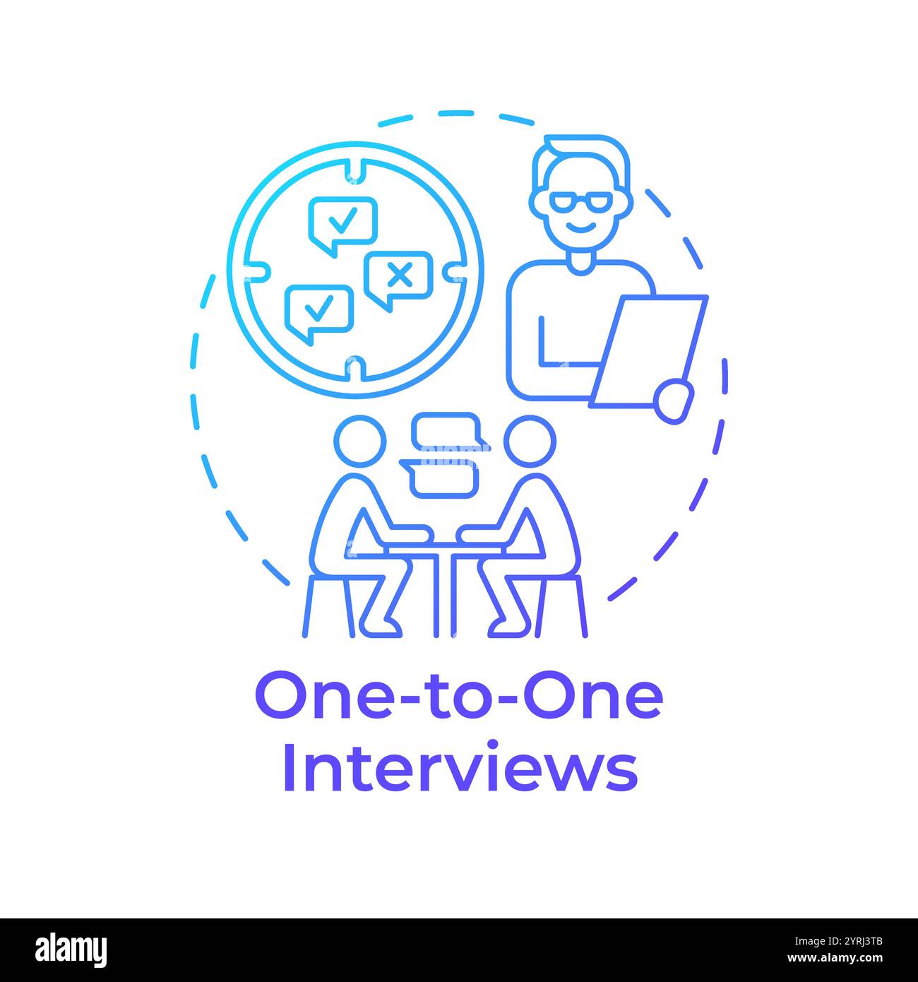 Interview method Cut Out Stock Images & Pictures - Alamy