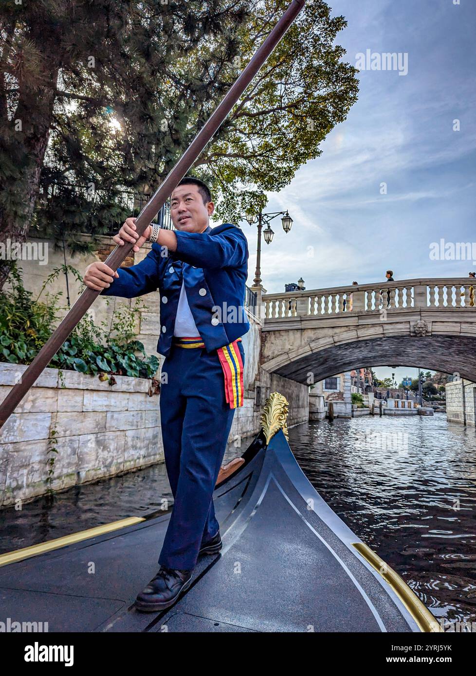 Tokyo, Japan. 31 October 2024. Venice themed area at Tokyo DisneySea ...
