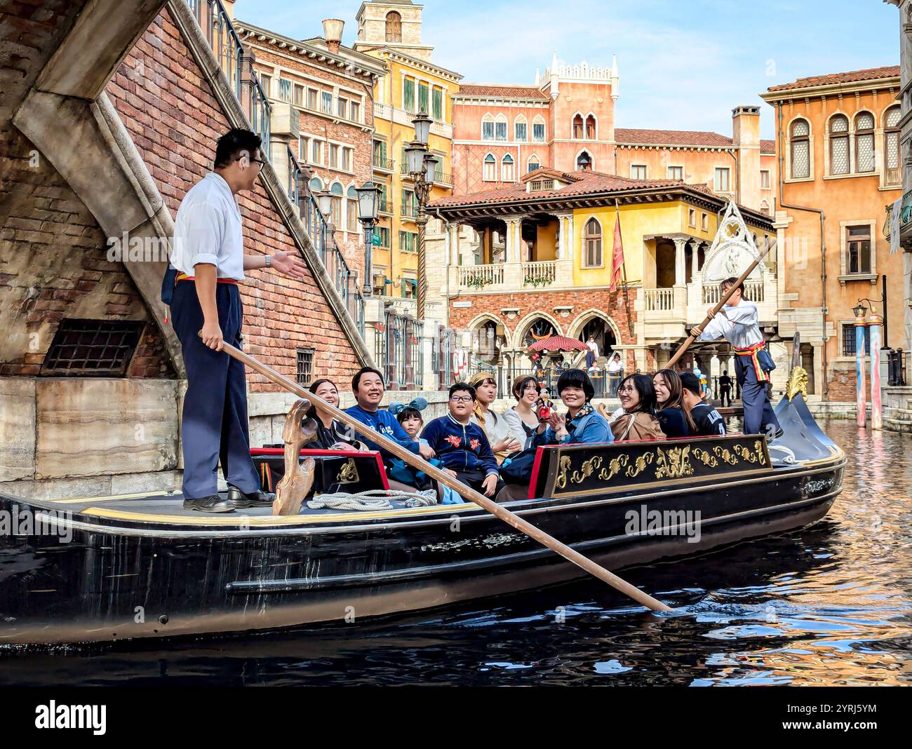 Tokyo, Japan. 31 October 2024. Venice themed area at Tokyo DisneySea Stock Photo - Alamy