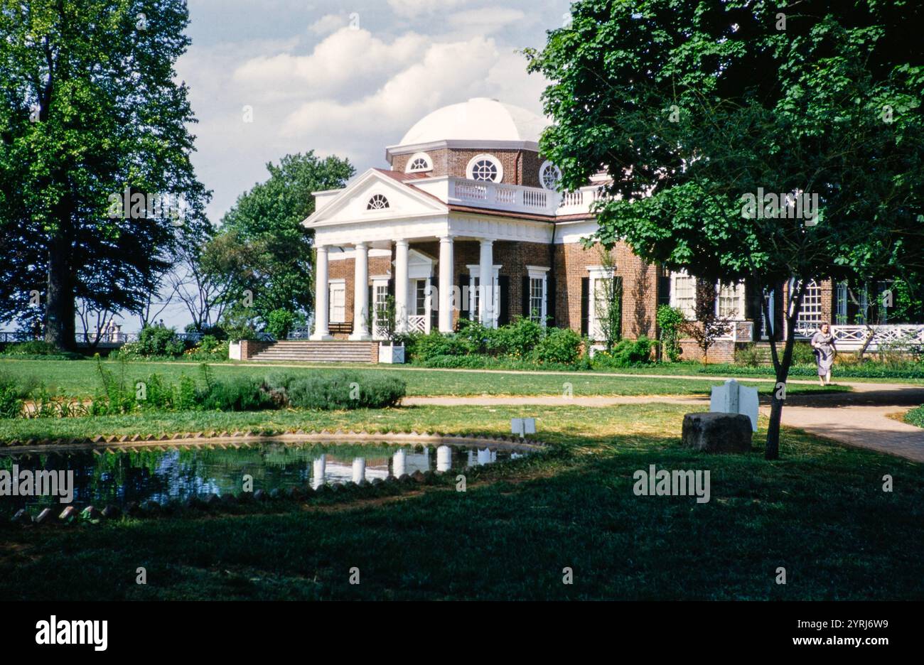 Monticello 1769 plantation mansion home of Thomas Jefferson ...