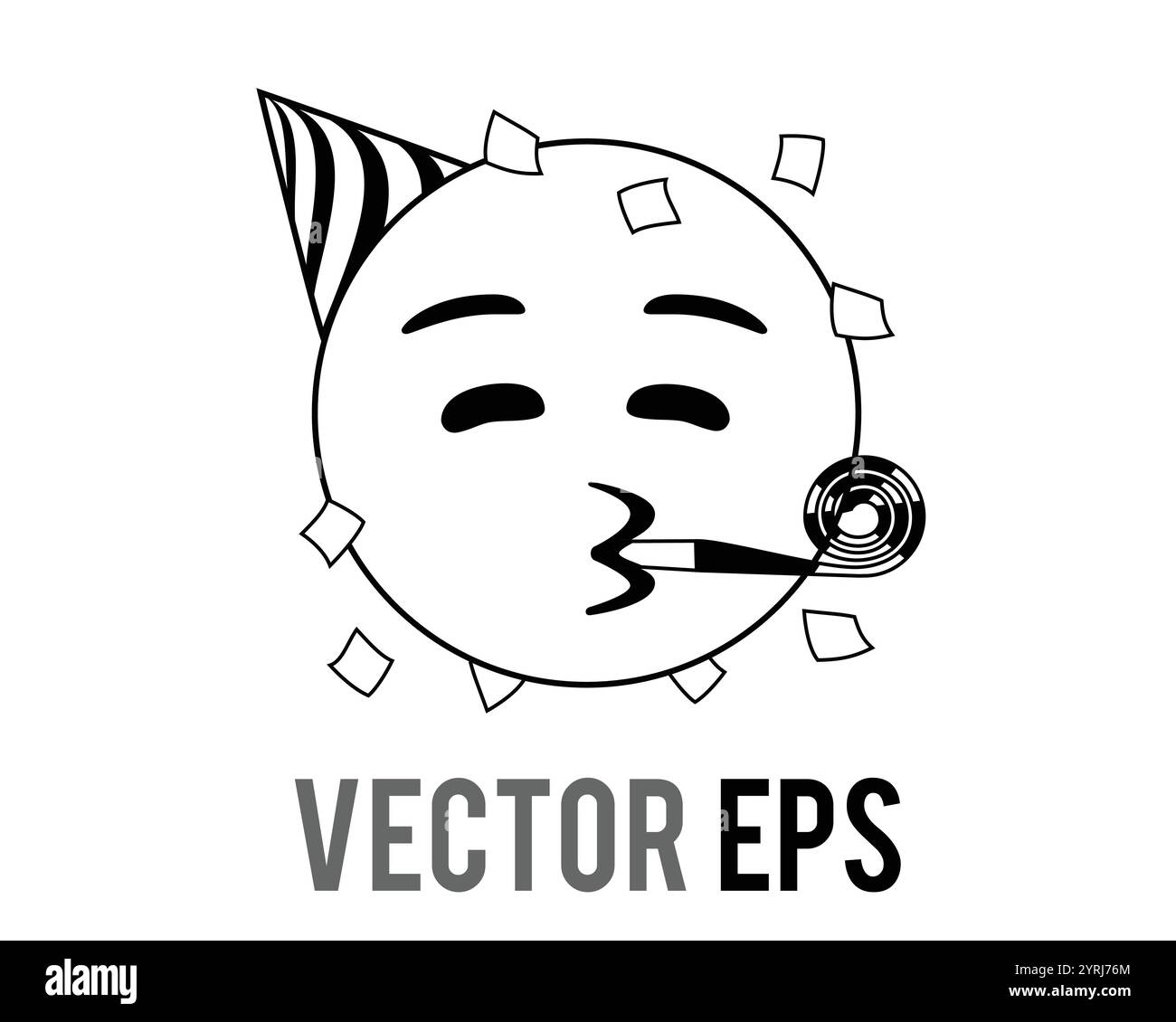 Confetti vectors Black and White Stock Photos & Images - Alamy