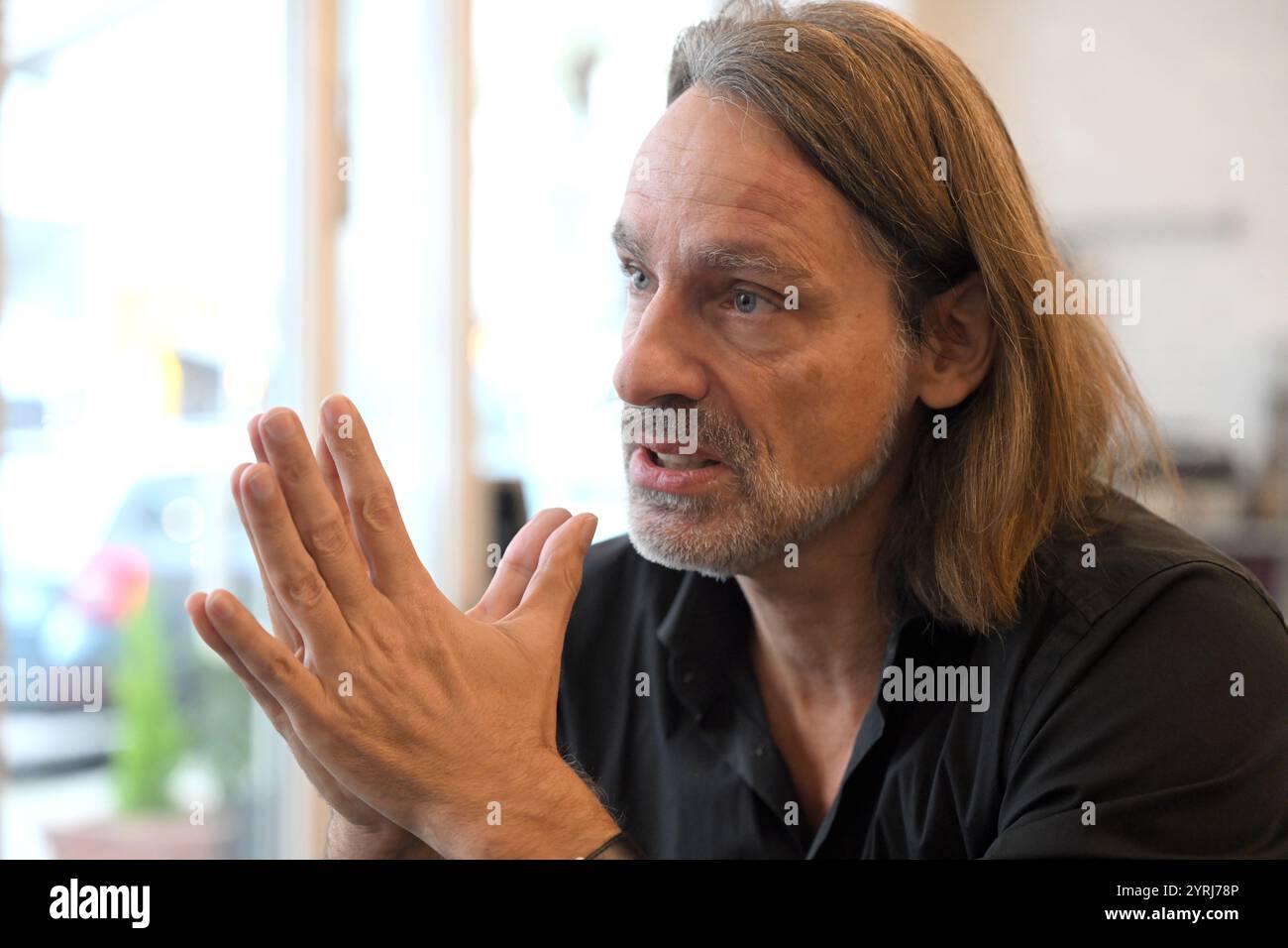 Duesseldorf, Germany. 04th Dec, 2024. Richard David Precht speaks ...