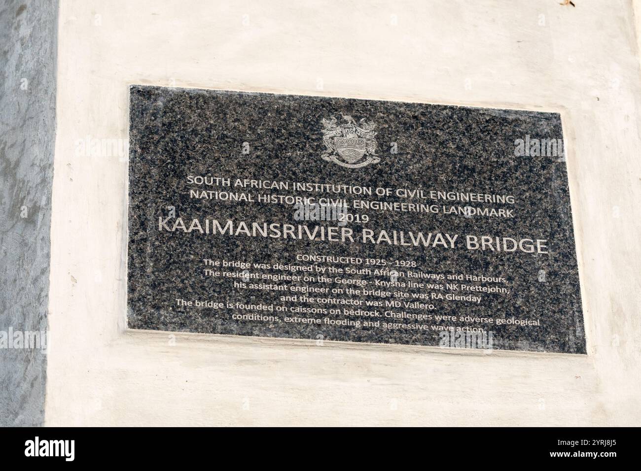 Kaaimansrivier railway bridge, national historic civil engineering ...