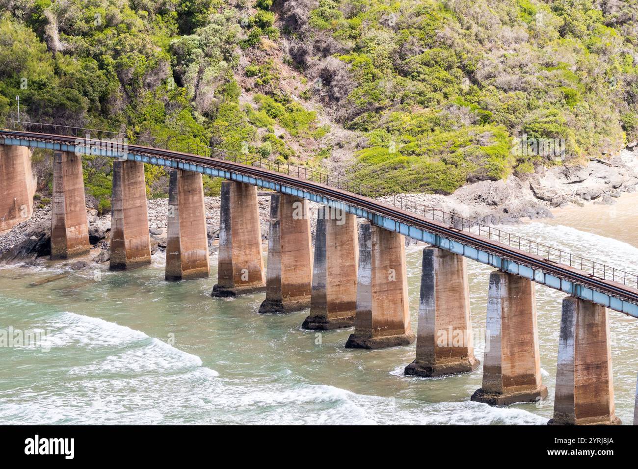 Iconic and historic Kaaimansrivier railway bridge remains and disused ...