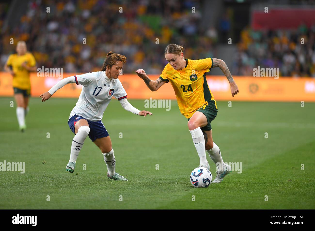 MELBOURNE, AUSTRALIA. 4th Dec 2024. Pictured: Sharn Freier of Australia ...