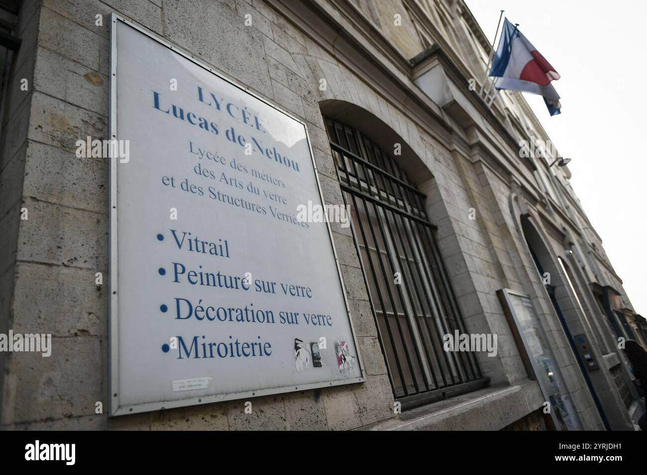 This photograph shows the Lucas de Nehou High School for Glass Arts and ...