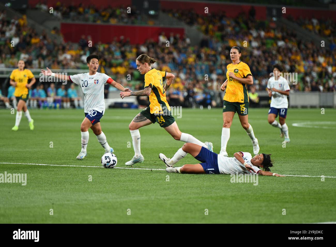 MELBOURNE, AUSTRALIA. 4th Dec 2024. Pictured: Sharn Freier of Australia ...