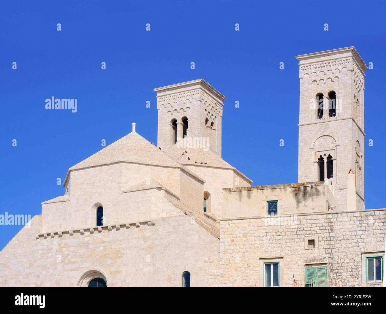 Molfetta, Apulia, Italy. Cathedral or Duomo Vecchio di San Corrado ...