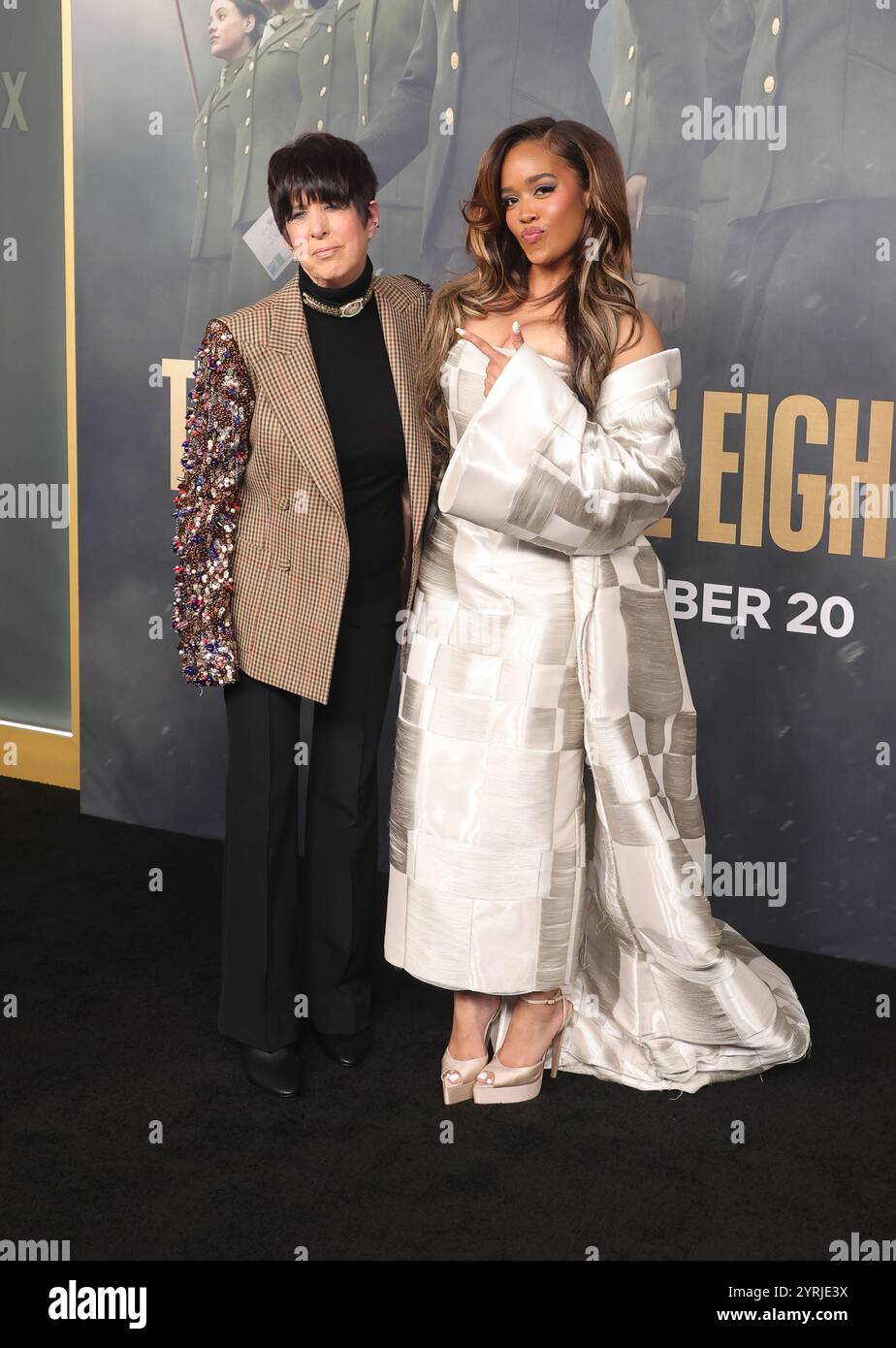 HOLLYWOOD, CA - DECEMBER 03: Diane Warren, H.E.R at the premiere of ...