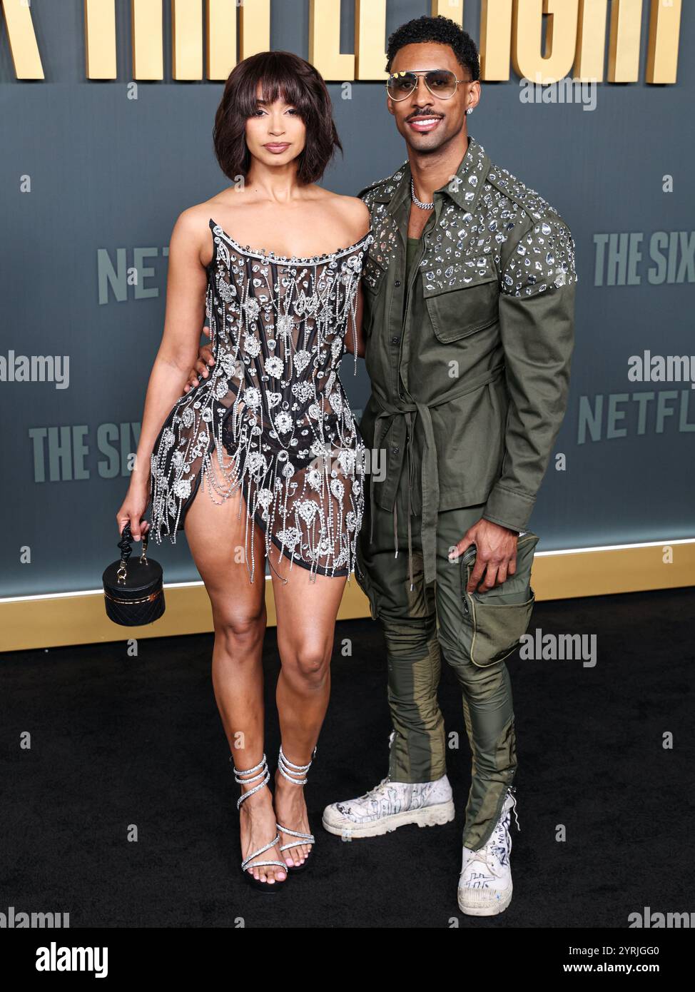 HOLLYWOOD, LOS ANGELES, CALIFORNIA, USA - DECEMBER 03: Ashley Marie and ...