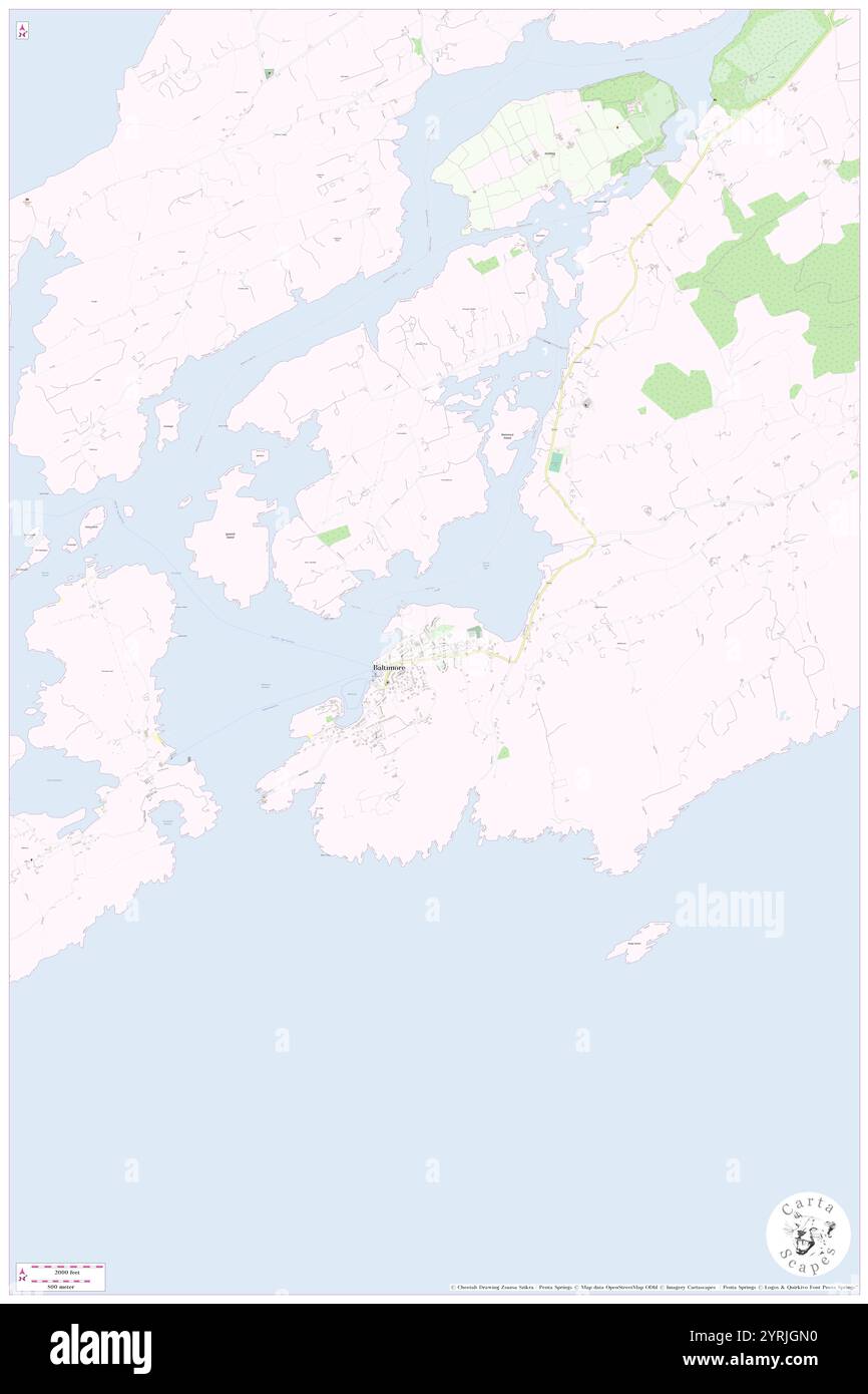 Baltimore map ireland Cut Out Stock Images & Pictures - Alamy