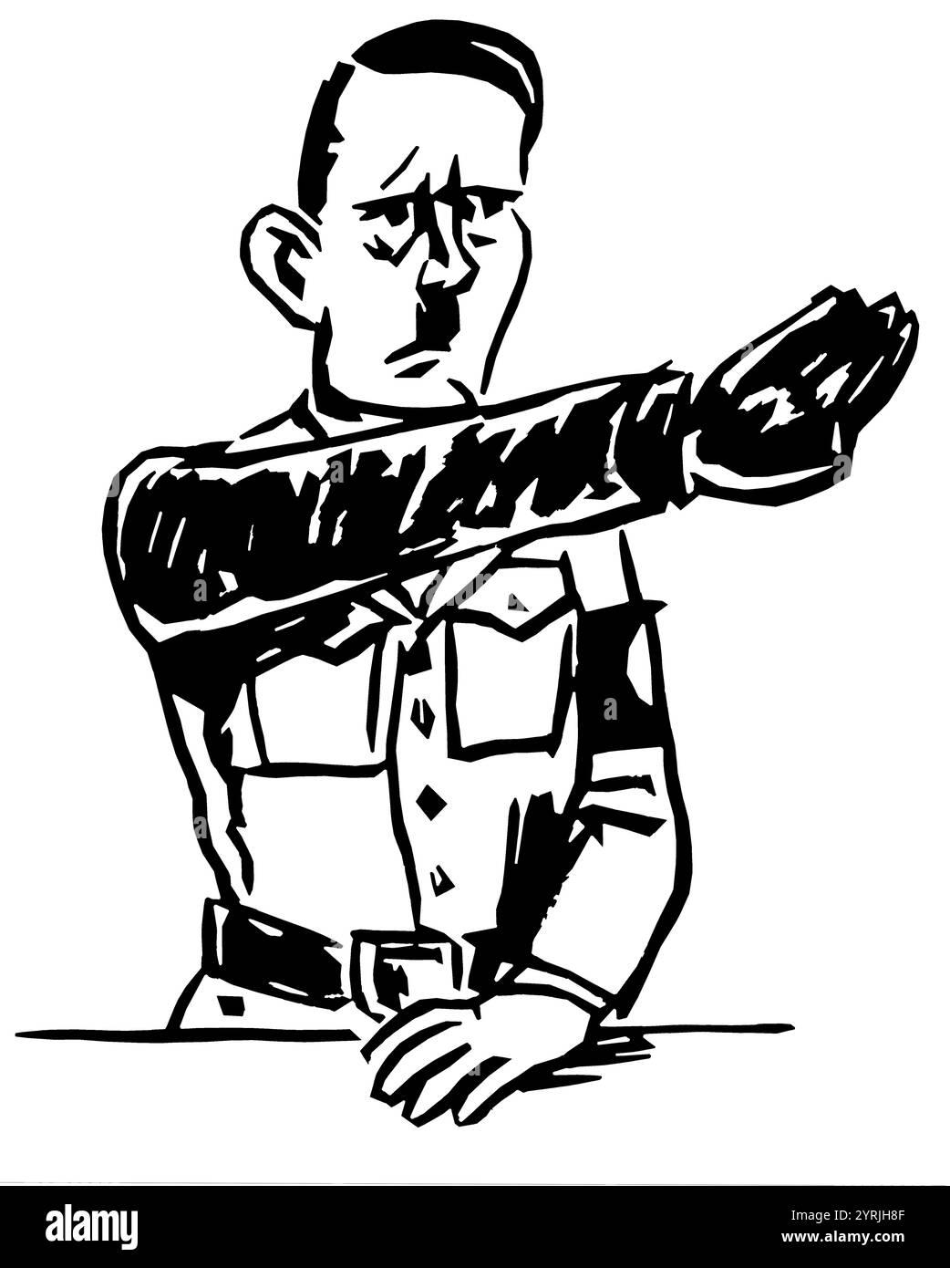 Adolf hitler caricature hi-res stock photography and images - Alamy