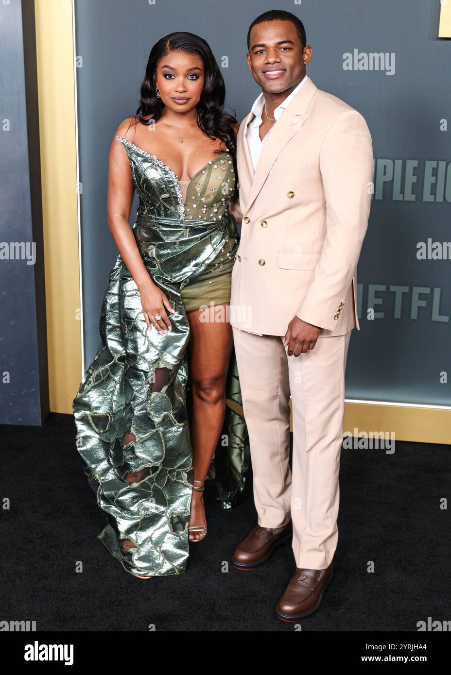 HOLLYWOOD, LOS ANGELES, CALIFORNIA, USA - DECEMBER 03: Moriah Brown and ...