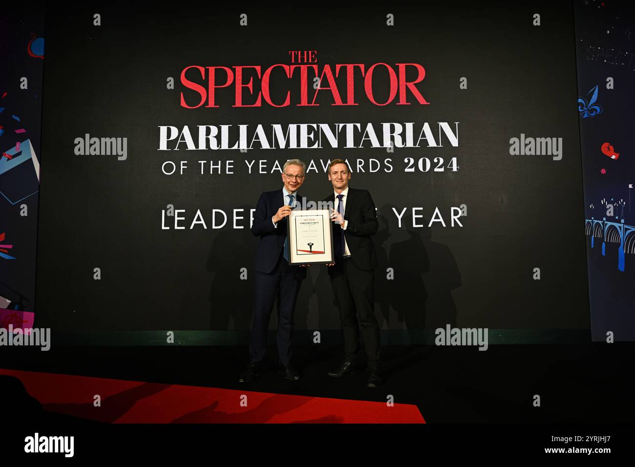 London, Great Britain, 3rd Dec 2024 - Lee Rowley accepts the Leader of ...