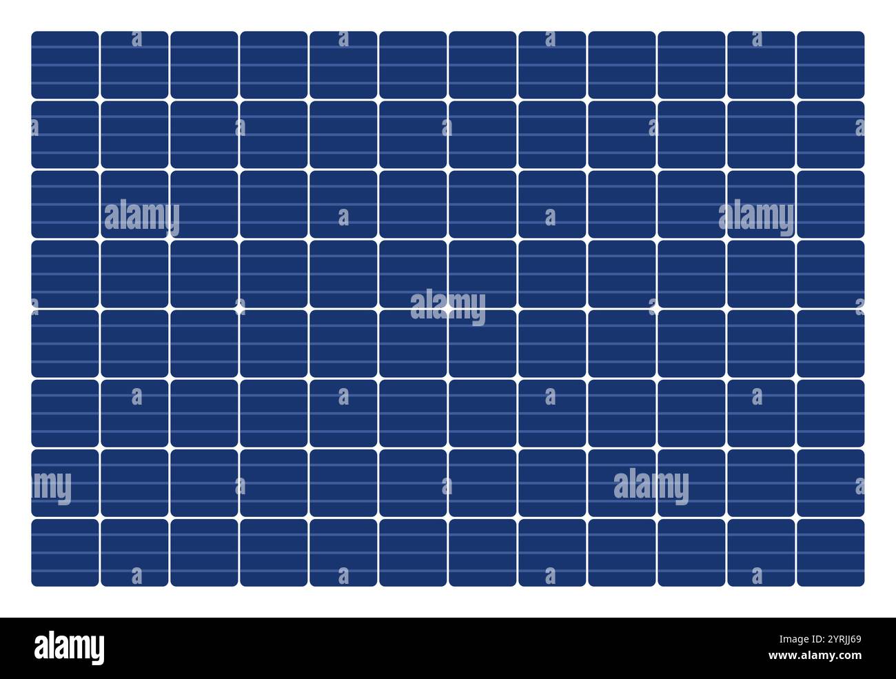 Solar panel grid pattern blue and white. Solar cells power blue ...