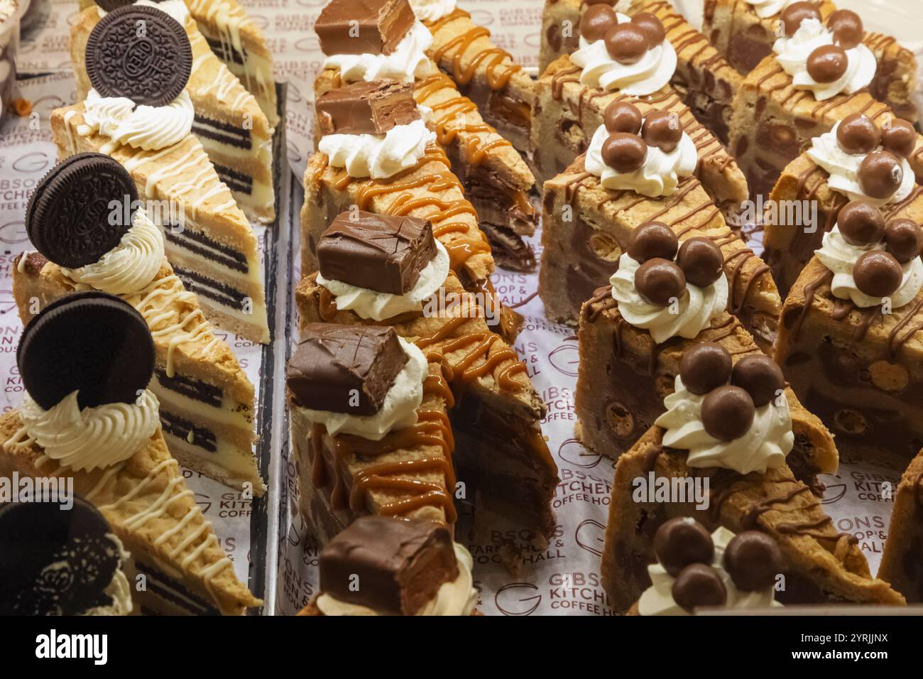 England, Kent, Wingham, Gibsons Farm Shop and Food Hall, Colourful ...