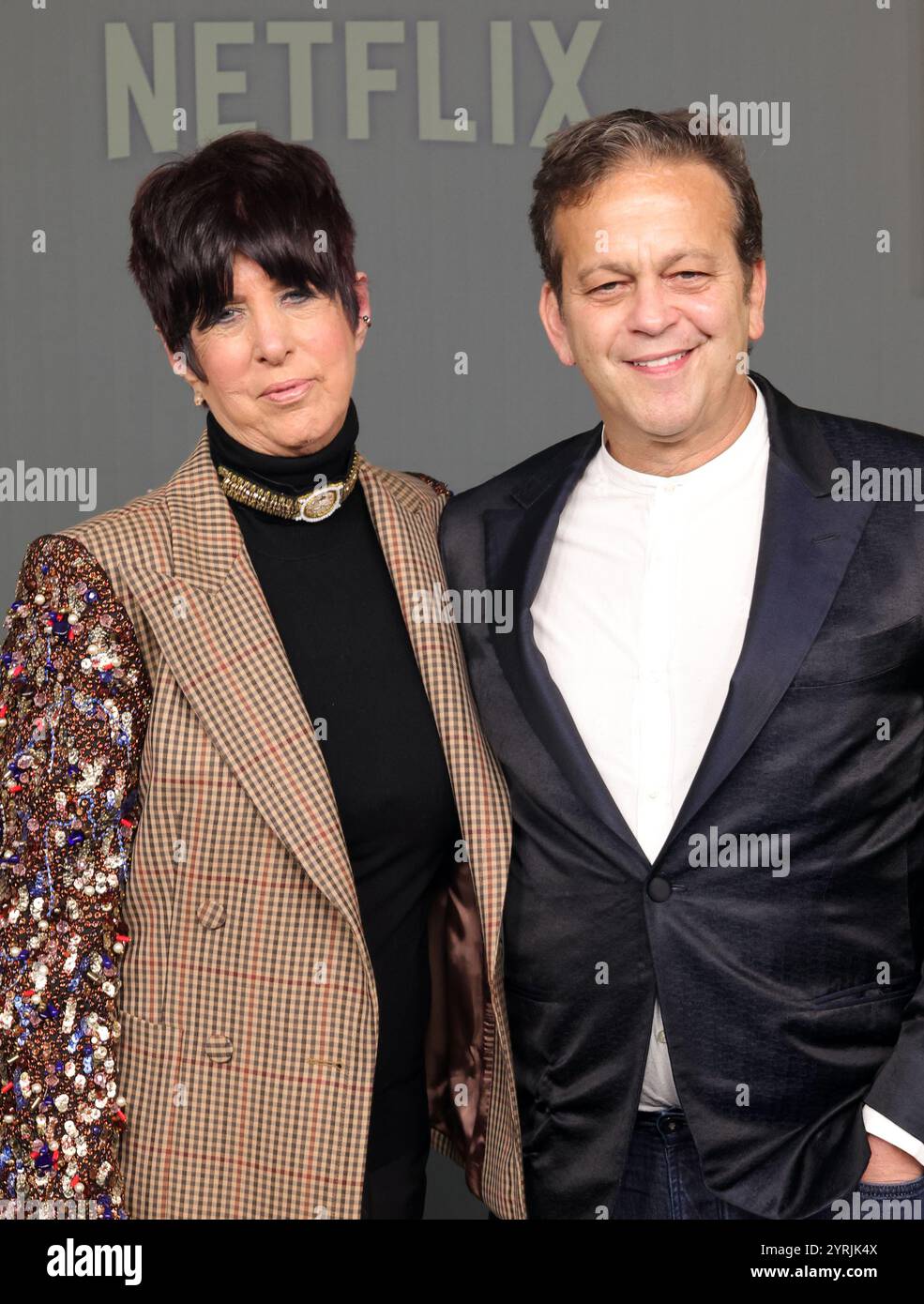 Hollywood, Ca. 03rd Dec, 2024. Diane Warren, Aaron Zigman at the ...