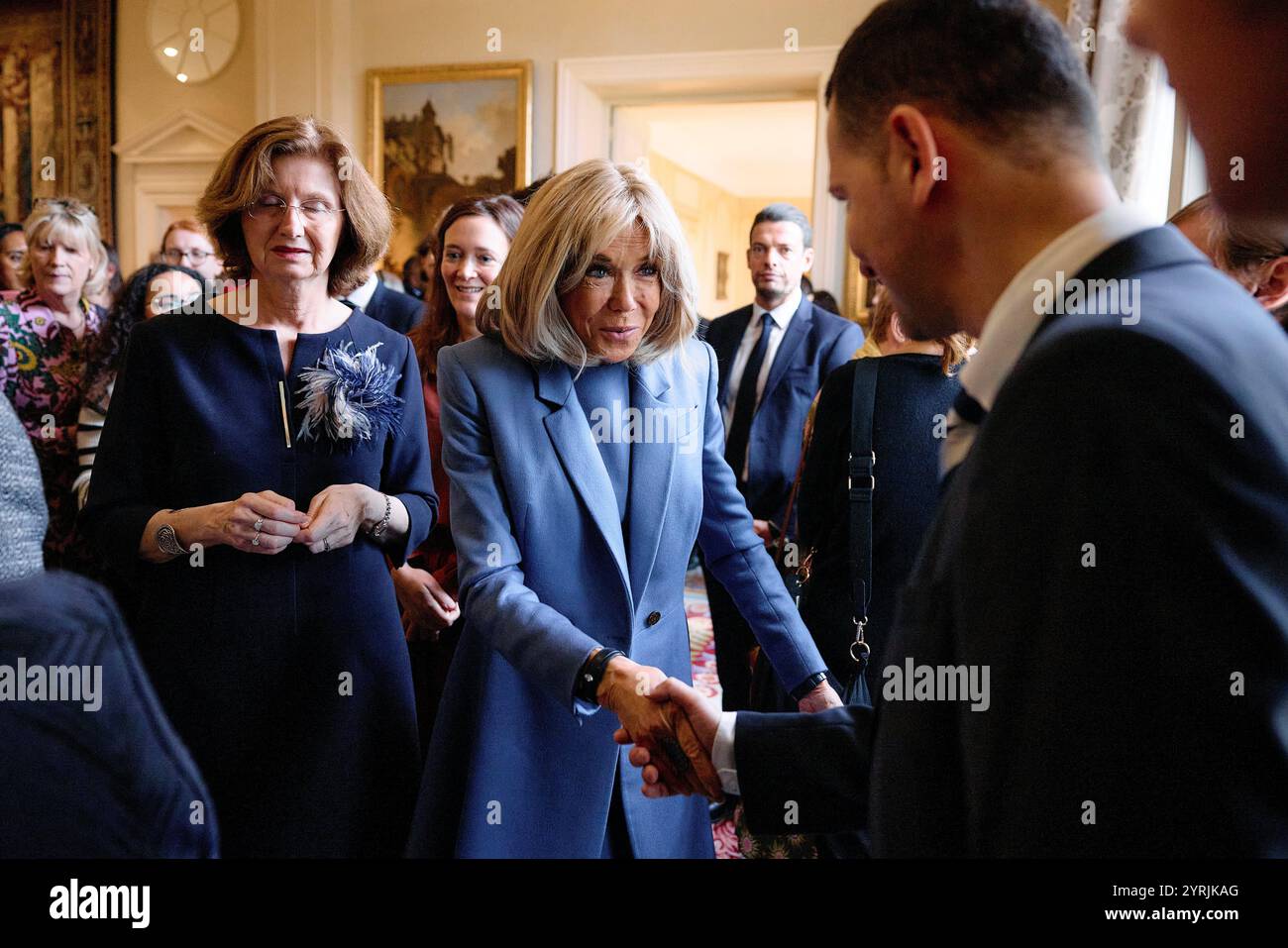 Brigitte macron young hi-res stock photography and images - Alamy