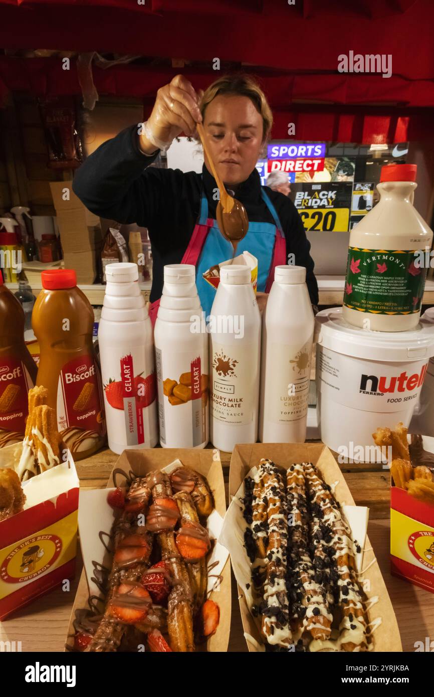 England, Kent, Canterbury, Canterbury Christmas Street Market, Market ...