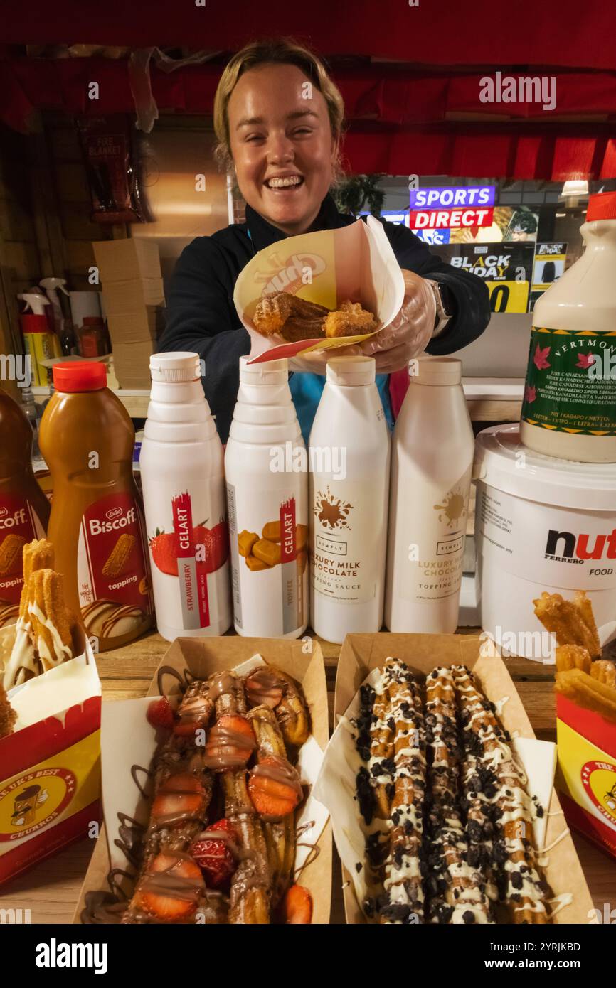 England, Kent, Canterbury, Canterbury Christmas Street Market, Market ...