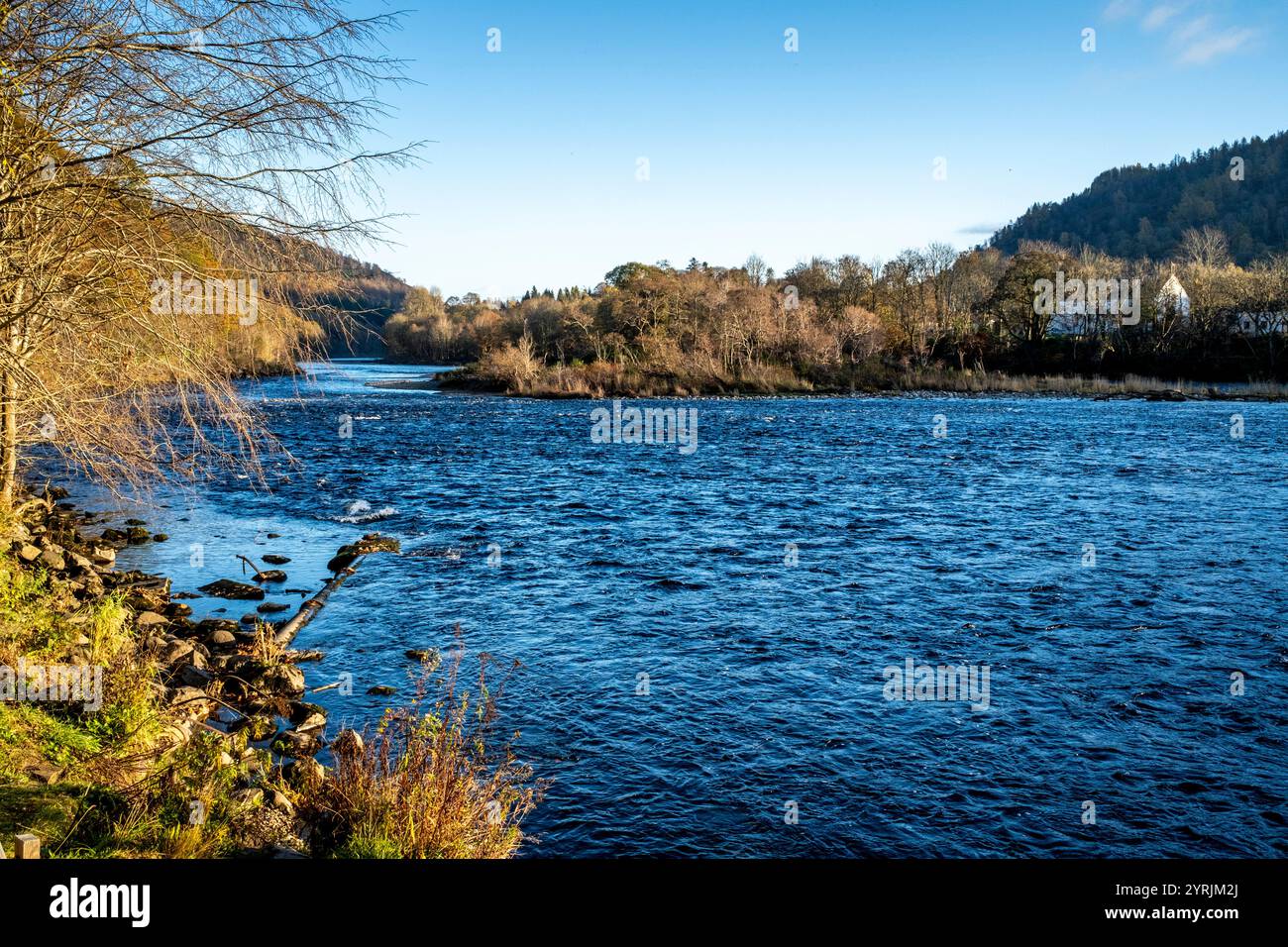 The River Tay at Dunkeld, Perth and Kinross, Scotland Stock Photo - Alamy
