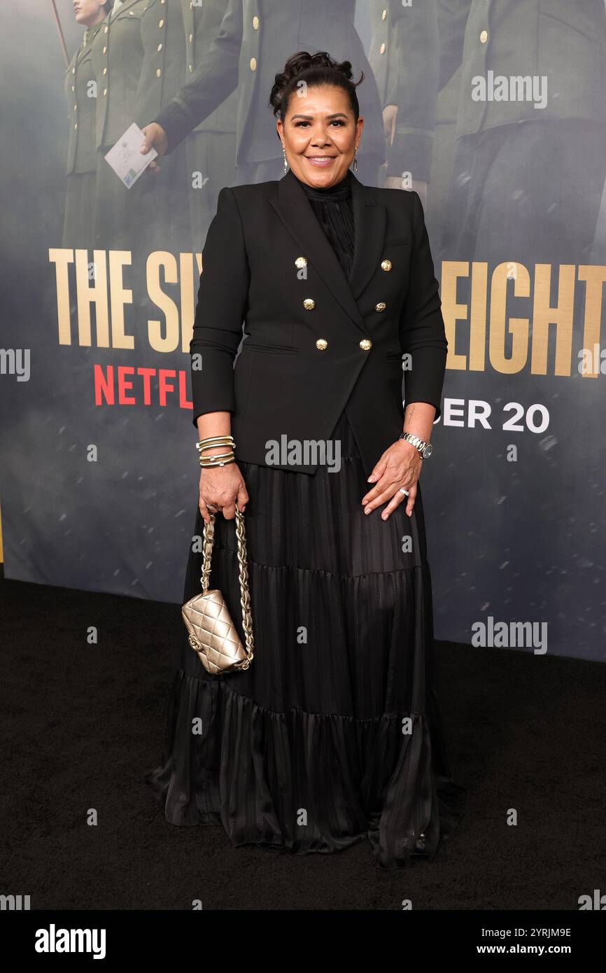 Hollywood, Ca. 03rd Dec, 2024. Angi Bones at the premiere of Netflix's ...